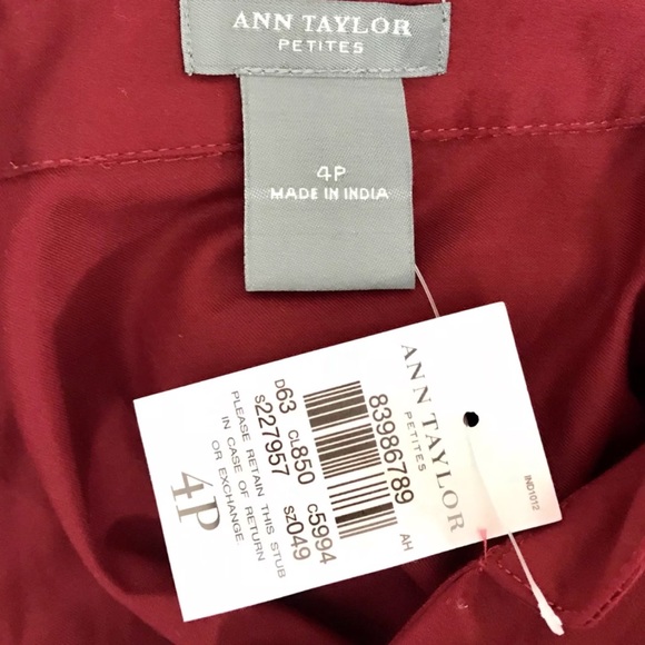 Ann Taylor | Tops | Ann Taylor Button Down Blouse Top 4p Nwt | Poshmark